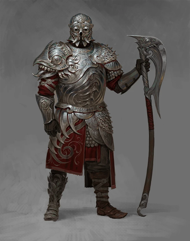 Smiling armor-花瓣网