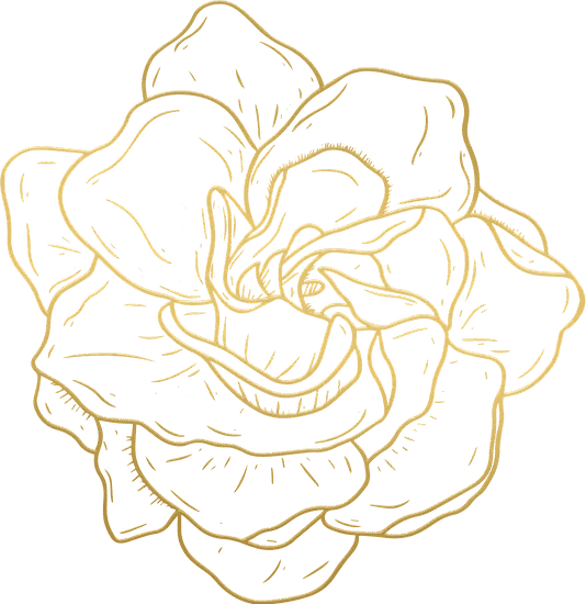 Metallic Monoline Gold Gardenia-花瓣网