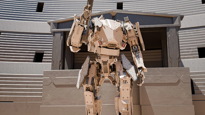 combat mech-花瓣网
