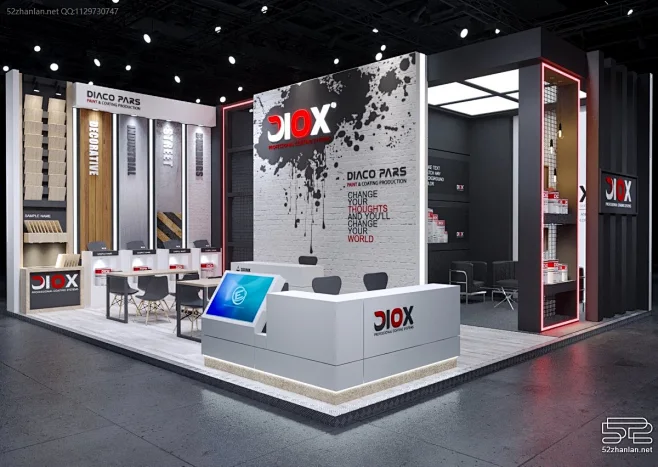 【DIOX】展台设计分享 – 52展览设计-花瓣网