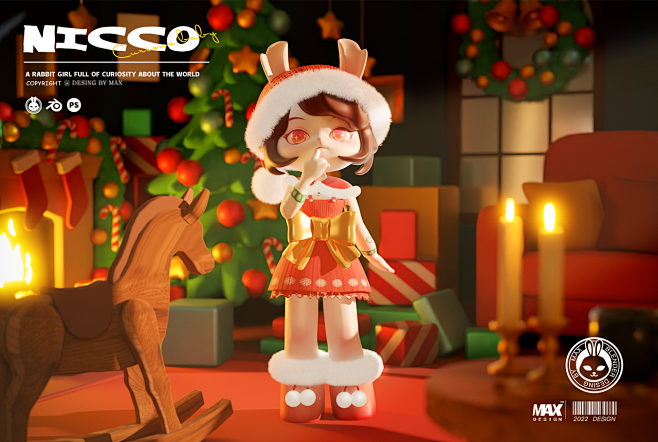 原创IP设计《兔女孩NICCO妮蔻》 (25)