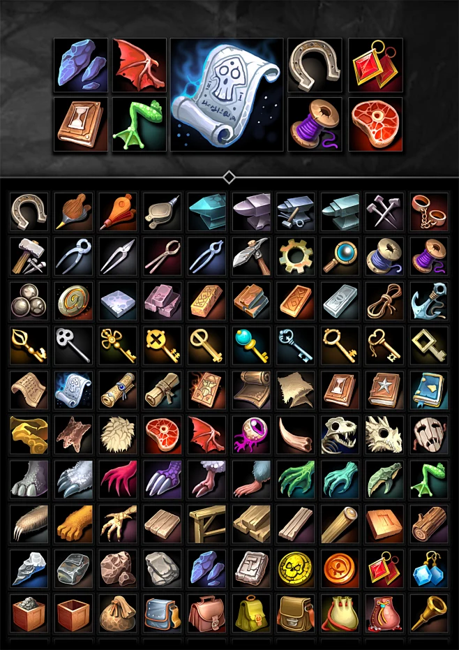 RPG Loot Icons 06-花瓣网