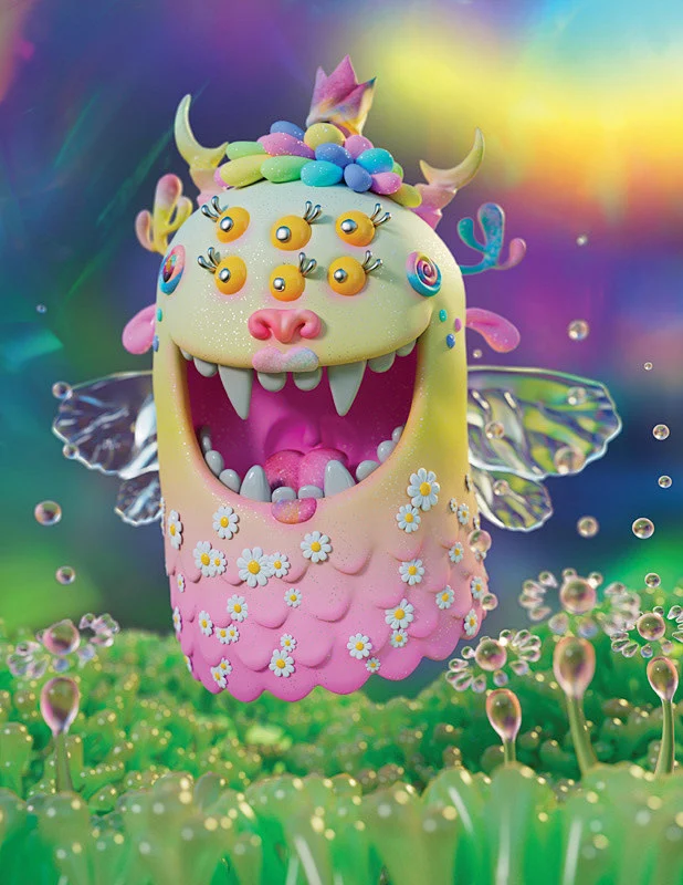 The Monster Project 2021 : Kids draw monsters. Professional artists ...