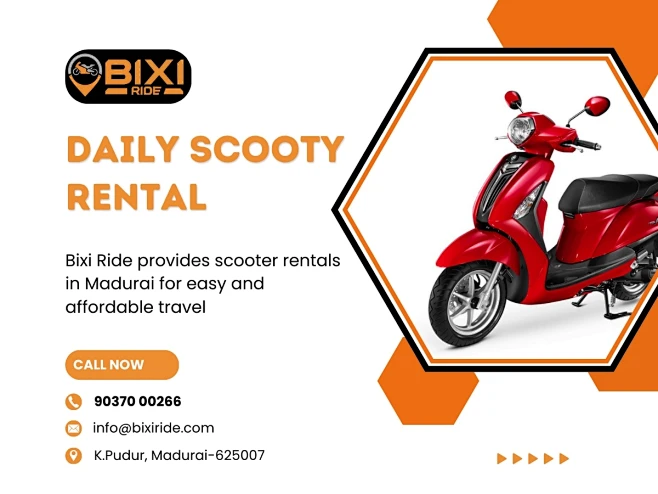 scooty rental Scooter rental rental bike madurai K Pudur-花瓣网