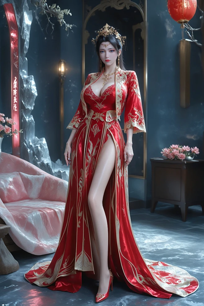 云韵&柳神 | 游戏资源 | AIGC绘画 | 游戏开发 | 微元素 - AI - Element3ds.com!-花瓣网