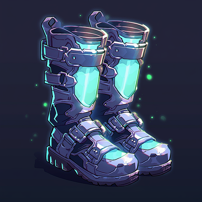 游戏素材-赛博鞋子 (45)