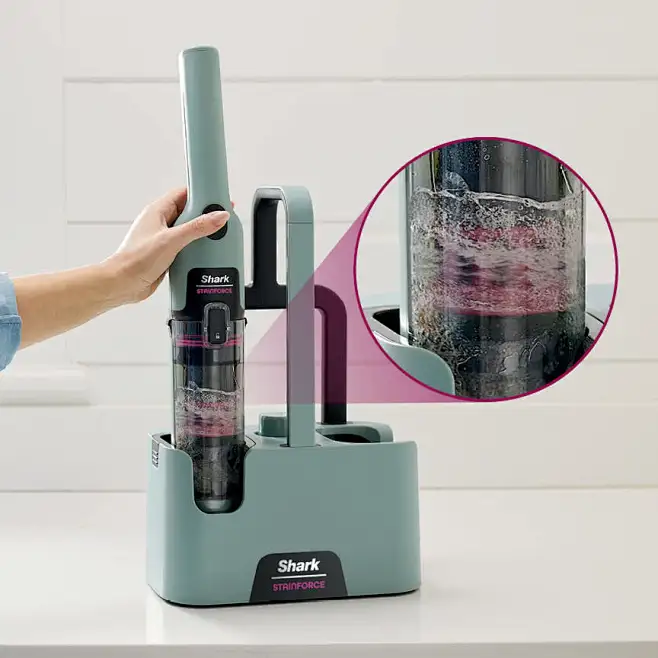 Shark® StainForce™ Cordless Spot & Stain Cleaner with Storage Caddy ...