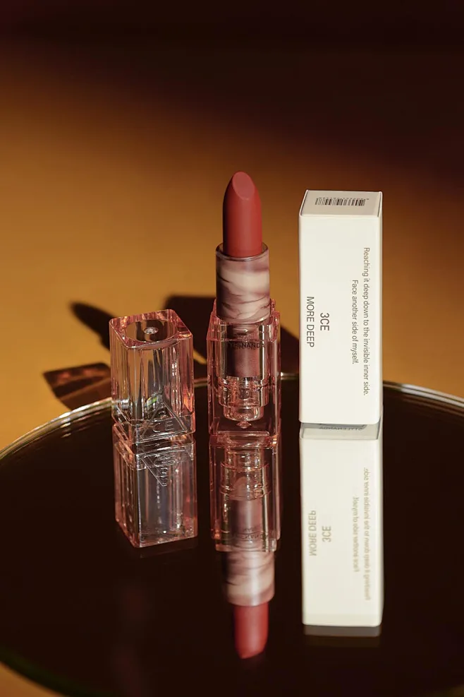 3CE SOFT MATTE LIPSTICK #UNSTAINED RED图片_电商|美妆图片素材-花瓣网