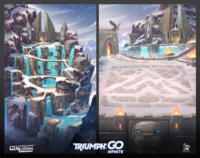 Triumph: GO Infinite – Mobile Game Environment Art-花瓣网