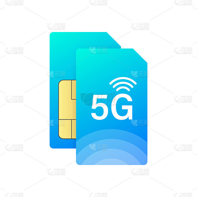 5G Sim卡，5G技术背景。
