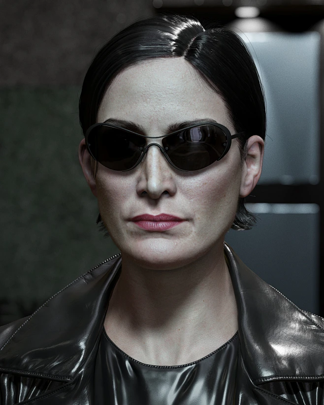 Trinity (Carrie-Anne Moss) - The Matrix-花瓣网