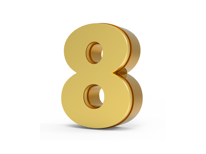 9_Number_gold