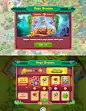 cartoon gardenscapes playrix UI user interface-花瓣网