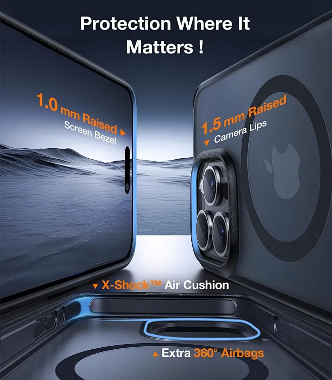 Amazon.com: TORRAS Magnetic with Flush Stand Designed for iPhone 15 Pro ...