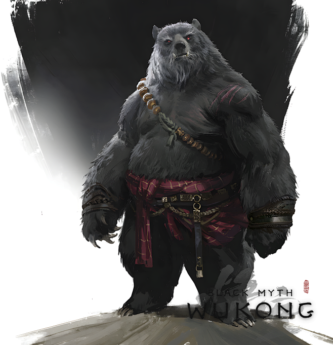 黑神话悟空人物设定集手绘CG之黑风山篇 - 小红书 (2)