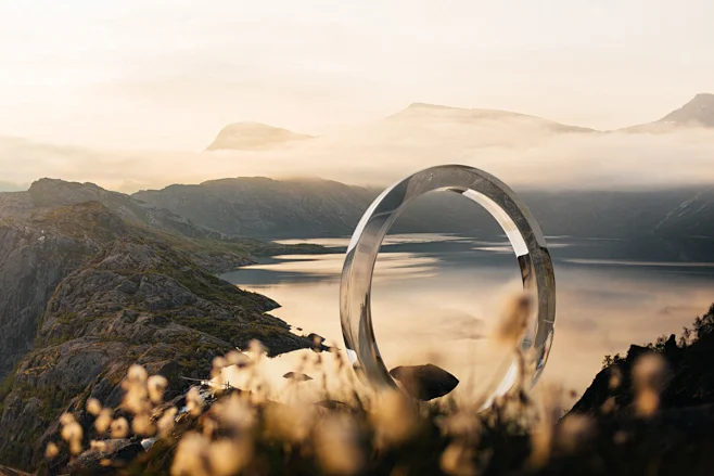 3D CGI corona design environment mountain Nature nature render photo ...