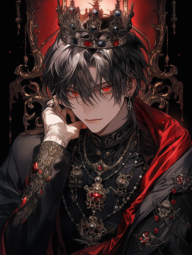 耽美/龙/幻想/恶魔/魔王/男频/异能/西幻—AI绘画【底图/背景/素材/封面】-@沝墨ZIMO