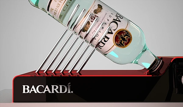 Bacardi Superior Display : Design of display Bacardi Superior-花瓣网