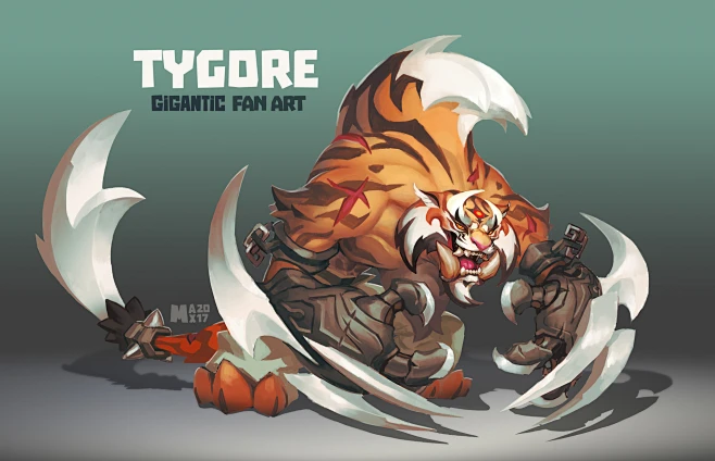 TYGORE - Gigantic Fan Art, Max Davenport : Did a fun character that I ...