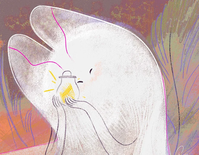 Happy moth-花瓣网