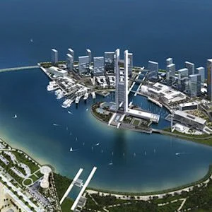 SOM : Bahrain Bay Master Plan : -花瓣网