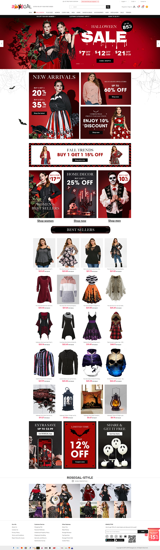 Rosegal_ Womens Plus Size Trends & Mens Fashion St