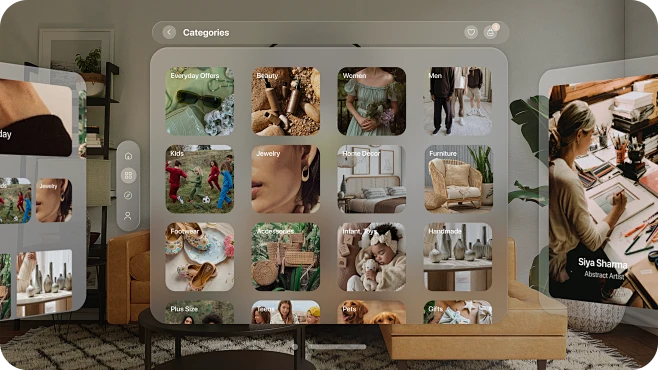 UI/UX ui design Figma vr art Interaction design prototype user ...