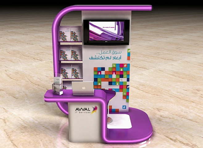 AWAL Booth : AWAL Booth for STC图片_接待台+展示柜图片素材-花瓣网
