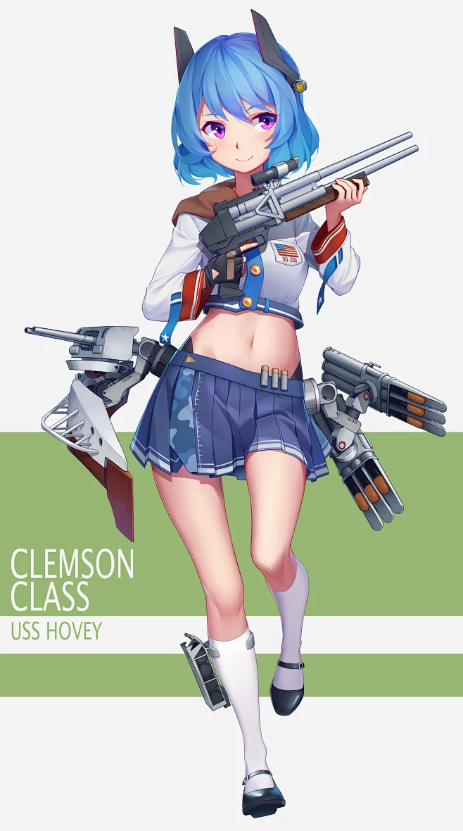 「CLEMSON-CLASS DD-208 Hovey」/「Arnold-S |仕事募集中」のイラスト [pixiv]-花瓣网
