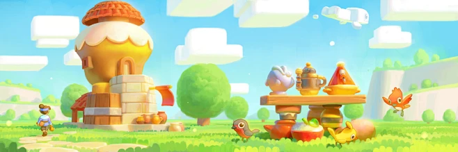 Everdale: backgrounds-花瓣网