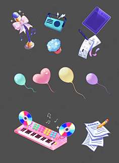 直播元素-花瓣网|陪你做生活的设计师 | 文件