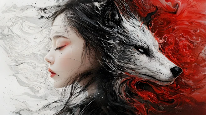 CXN-国风半脸-hzj(19)-花瓣网