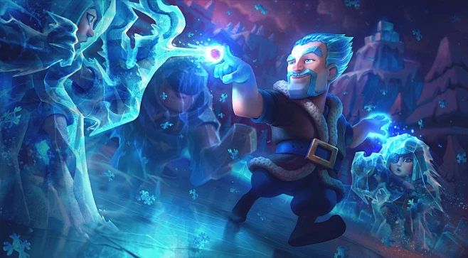 Ice Wizard(SplashArt)图片_Q版 / Cartoon图片素材-花瓣网