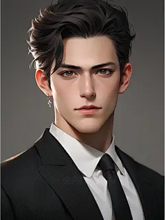 中国风男性角色原画中国风写实角色原画来自cgbook.cn (1700)-花瓣网