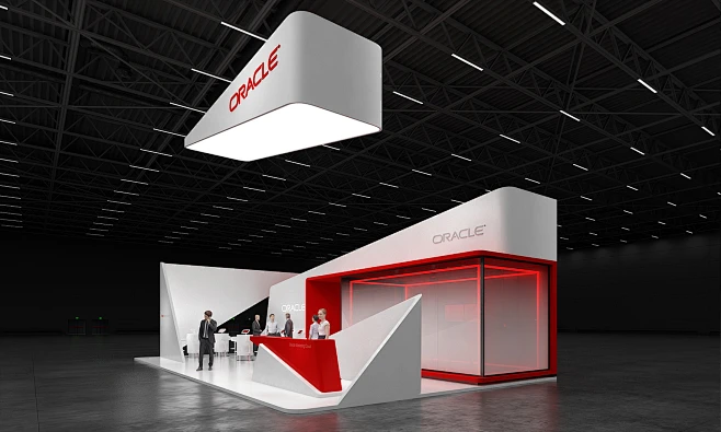 * Oracle * exhibition stand * : Exhibition stand " Oracle" 112 sq.m., 3 ...