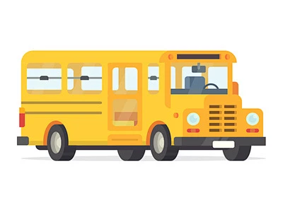 School Bus-花瓣网