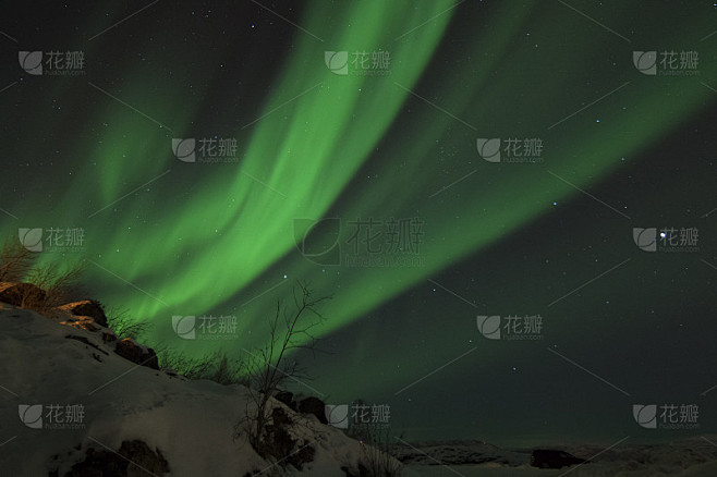 挪威阿尔塔的北极光