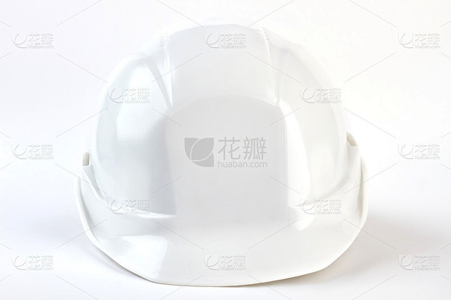 工业安全帽正面视图。