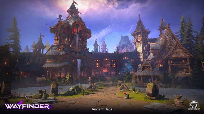 {游戏系列} 美国 WAYFINDER 寻路者（UI,角色，场景）图片_WAYFINDER 寻路者图片素材-花瓣网