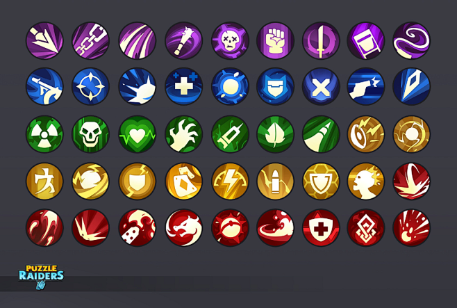 Game Ability Icons _ UI Elements, Jay Tea