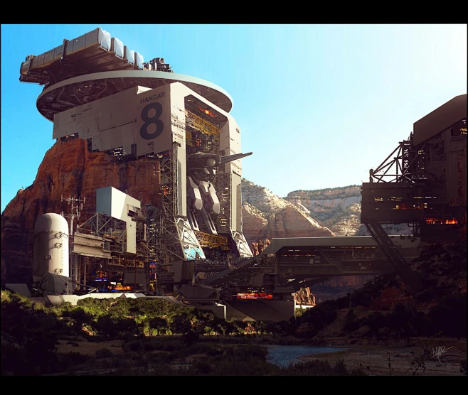 Hangar 8, Albert Ramon Puig : Personal Sci-fi Universe Project ...