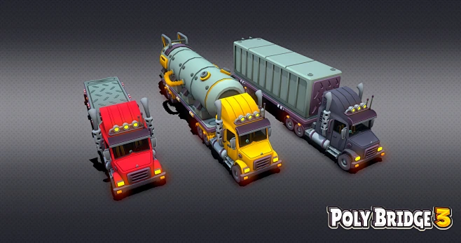 POLY BRIDGE 3 - VEHICLES-花瓣网