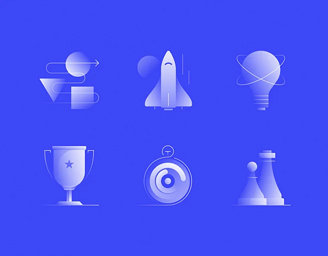 Alpha Icons Project on Behance-花瓣网