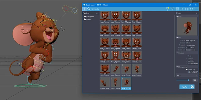 Jerry RIG (maya 2023+)-花瓣网