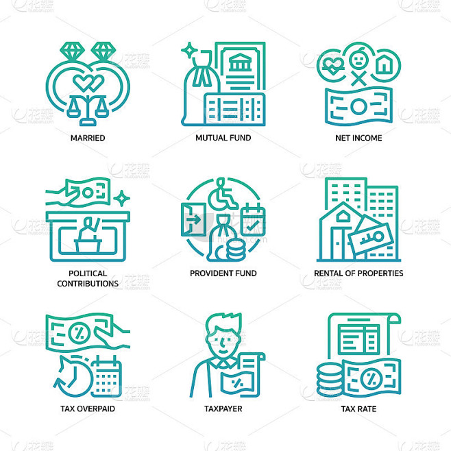 个人所得税图标设置