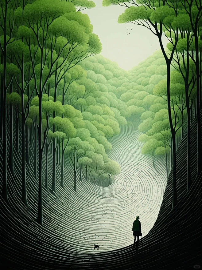 momo插画|秘境-花瓣网