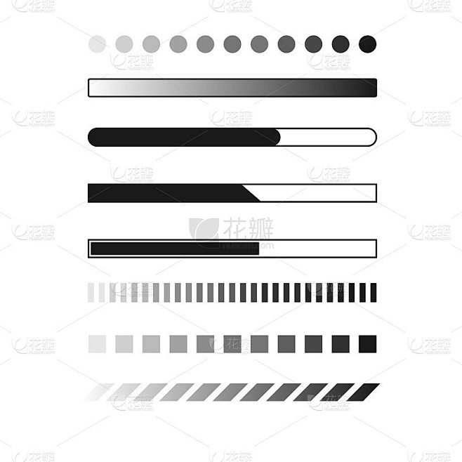 Web progress loader interface load icon upload sig