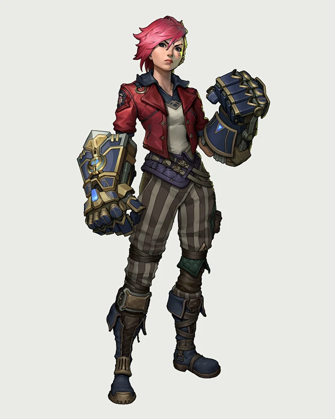 Vi Fanart-花瓣网
