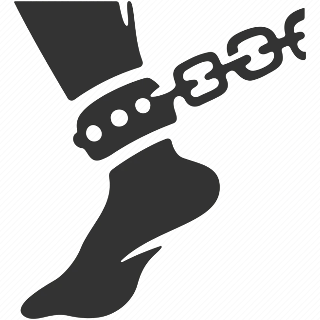 Chain, burden, leg, chained, trapped, stress, spell icon - Download on ...