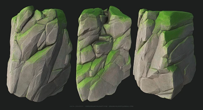 3D Stylized Rock Sculpts, Videos and some Stylized Rock Textures ...